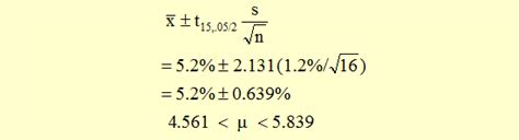 confidence interval for a population mean with an unknown population