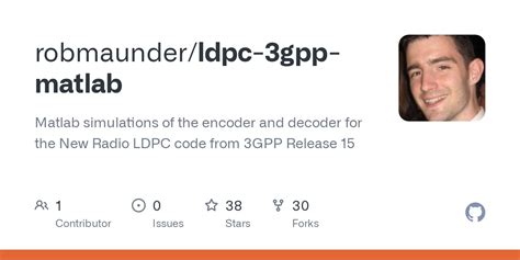 Github Robmaunder Ldpc 3gpp Matlab Matlab Simulations Of The Encoder And Decoder For The New