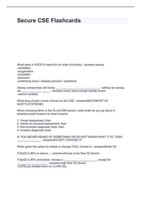 Secure CSE Flashcards Questions With Solutions Cse Stuvia US