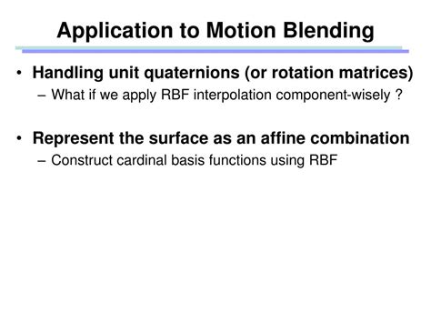 Ppt Motion Blending Multidimensional Interpolation Powerpoint Presentation Id 3360661