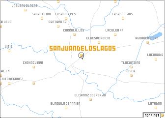 San Juan De Los Lagos Mexico Map