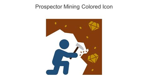 Prospector Mining Colored Icon In Powerpoint Pptx Png And Editable Eps Format Ppt Template
