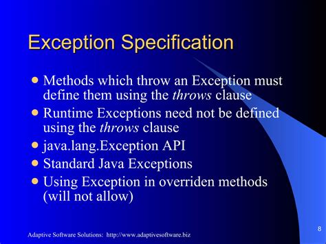 Exception Handling In Java Odp