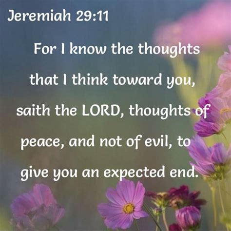 Jeremiah 2911 Favorite Verse From The King James Bible