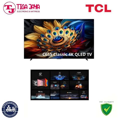 Jual Tcl 50c655 Qled Pro Tv 50 Inch 4k Uhd Smart Google Tv 50c655 Di Seller Tigajaya7