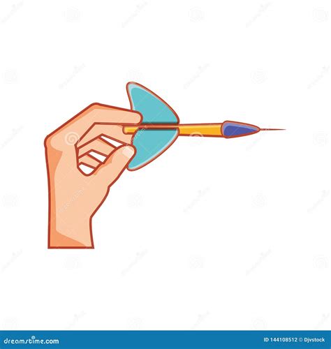 Dart Flying In Bloated Financial Bubble Cartoon Vector Cartoondealer Dart Flying In Bloated Financial Bubble Cartoon Vector Cartoondealer