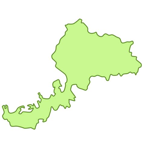 福井県 地図のフリー素材 Web素材工房 デジタルカラーボックス