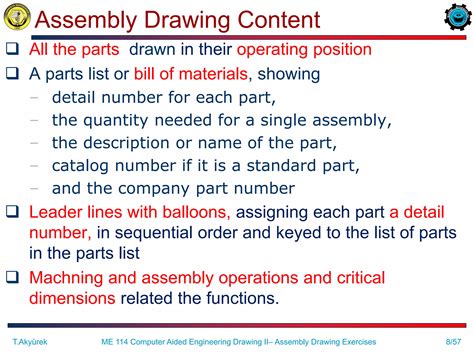 assembly drawing exercises pdf