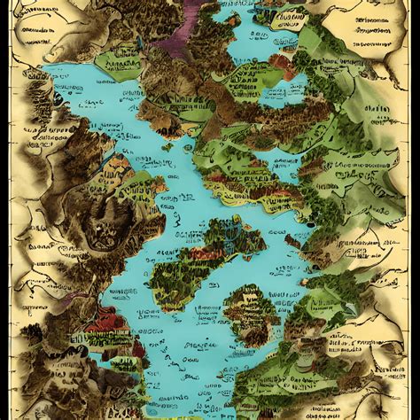 Create A Custom Map With Symbols Of Mountain Ranges And Forests