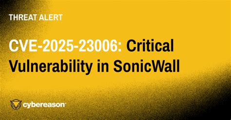 Secureclaw Cyber Threat Advisory On Linkedin Cve 2025 23006 Critical Vulnerability Discovered