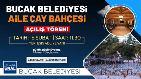 Bucakta Yeni Bir Aile Çay Bahçesi 16 Şubatta Açılıyor Bölgesel