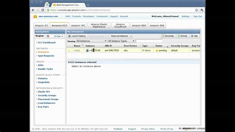 Ubuntu Server In Amazon Ec2 Cloud Youtube