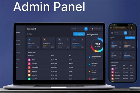 Free Flutter Responsive Admin Dashboard Template Overhive