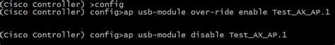 Cisco Wireless Disabling Access Point USB Port To Minimize Power Draw WIRES AND WI FI
