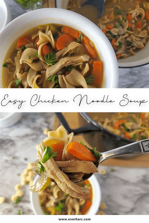 Easy Chicken Noodle Soup Recipe Ever Harc