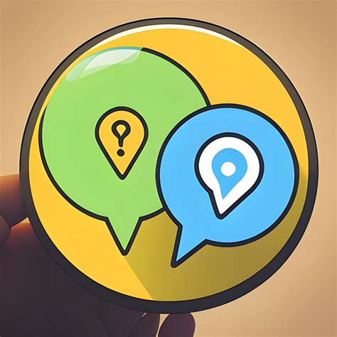 Geolocation Pin With Chat Bubbles Combine A Geolocation Pin Sym Arthub Ai