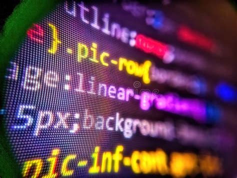 digital technology on display developer working on software codes in