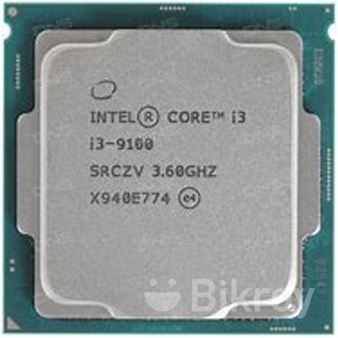 Core I3 9th Gen 9100 4 Core 3 6 Ghz 4 2 Turbo Processor বিক্রি এলিফ্যান্ট রোড Bikroy