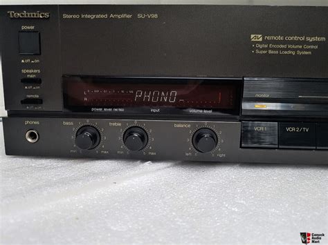 Technics Stereo Integrated Amplifier SU V98 Photo 2399060 UK Audio Mart