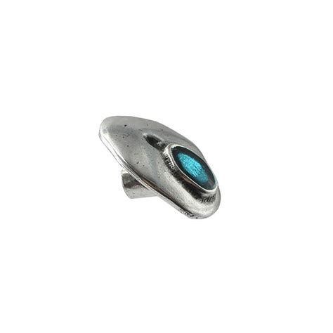 Closure Button Elongated With Enamel