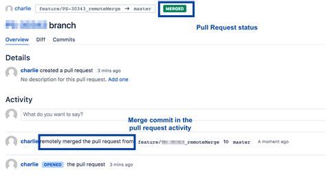 Remote Merge Is Not Happening In Bitbucket Server Bitbucket Data