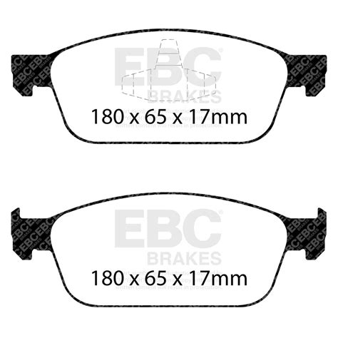 Ebc Brakes S5kf1868 S5 Yellowstuff Brake Pad Set And Gd Slotted And