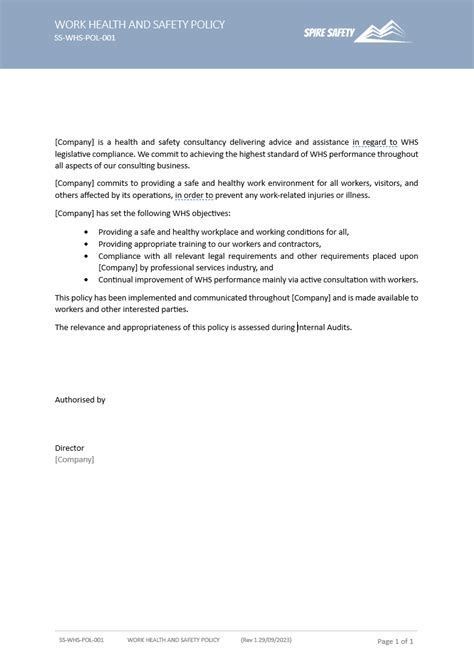 The Complete Guide To WHS Policies And Procedures In Australia Spire Safety Consultants