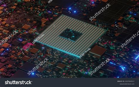 Cpu Modern Processor Motherboard Computer Chip Stock Illustration 2227830517 Shutterstock