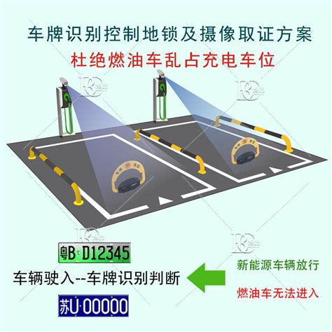 新能源充电桩超声波车位锁 交通安全设施 安全 防护 产品 企腾网工厂优选