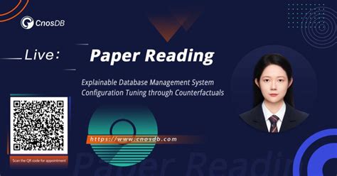 cnosdb paper reading event on database management cnosdb posted on