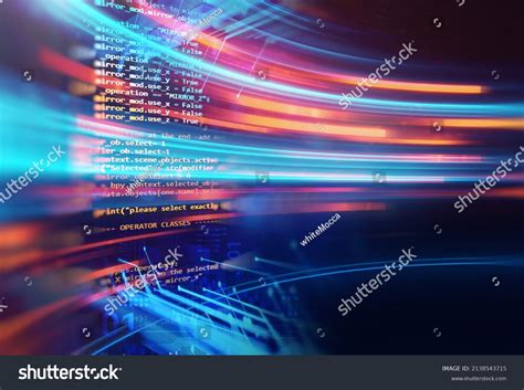 Programming Code Abstract Technology Background Software Stock