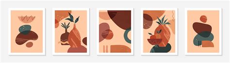 꽃병 유기 다양한 모양과 잎 현대 추상 벡터 일러스트의 번들 0명에 대한 스톡 벡터 아트 및 기타 이미지 0명 개념 골동품 Istock