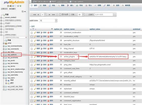 跑偏 如何在数据库端禁用wordpress的插件 微魔部落