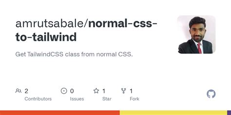 Github Amrutsabalenormal Css To Tailwind Get Tailwindcss Class From Normal Css