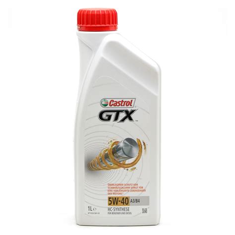 Castrol GTX 5W-40 A3/B4 Motoröl 1l