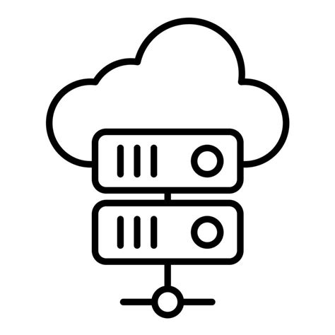 cloud storage vector icon 21649554 vector art at vecteezy