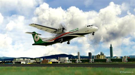 Eva Air Asobo Atr 72 600 B 17017 8k For Microsoft Flight Simulator Msfs