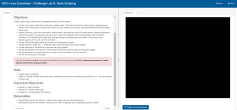 Solved Objectives Create A Bash Script To Perform User
