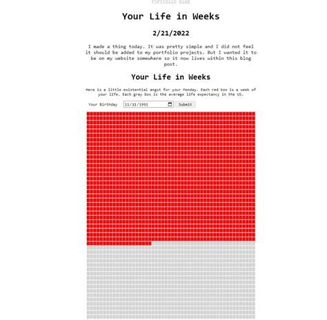 your life in weeks r learnjavascript