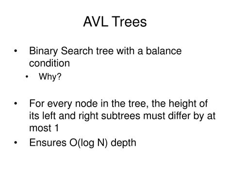 Ppt Understanding Avl Trees And Splay Trees Efficient Balanced Tree Structures Powerpoint