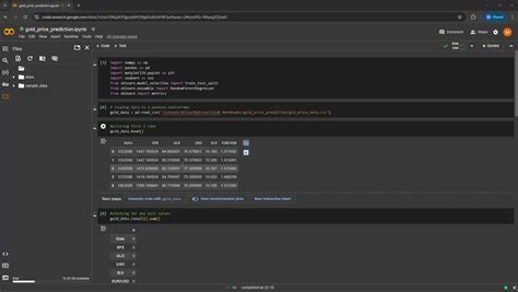mudassir ahmed on linkedin ai goldpriceprediction machinelearning