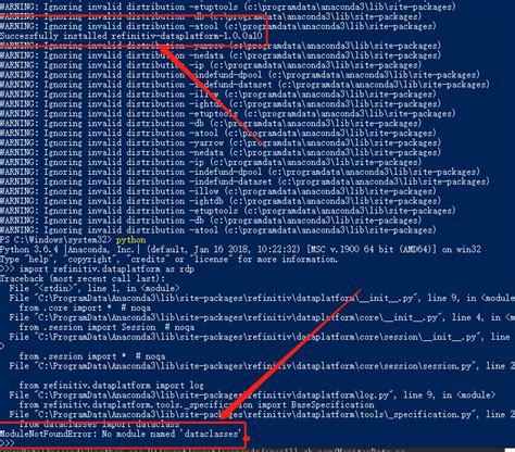 Modulenotfounderror No Module Named Dataclasses When Import Refinitivdataplatform As Rdp