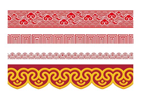 Premium Vector Border Set