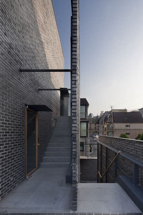 Perforated Brick Stairwells Front Wise Architectures Abc Office Block