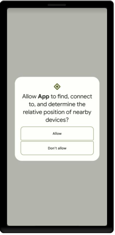 Android Check If User Has Granted Access To Nearby Device Permission