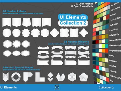 Ui Elements Collection 2 Gui Tools Unity Asset Store