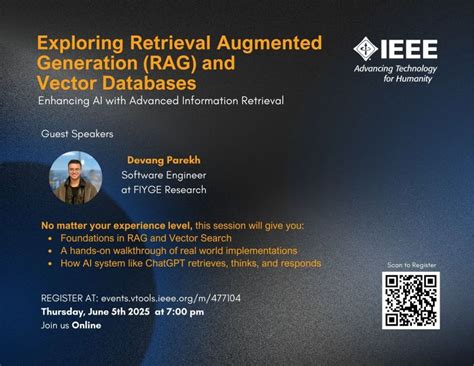 Ieee Ai Rag Vectordatabases Chatgpt Informationretrieval Machinelearning Techtalk