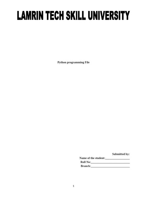 Python Program Lab File Conv Pdf