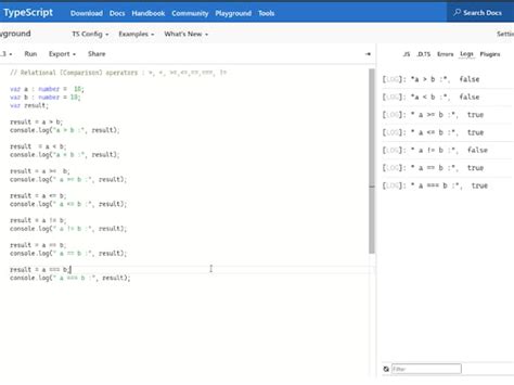 Typescript Operators
