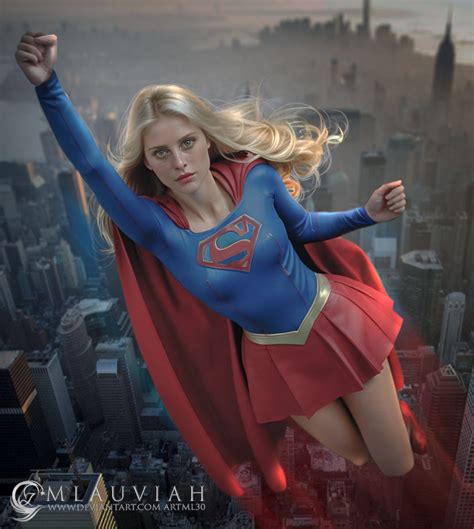 Supergirl In Sunset By Artml30 On Deviantart